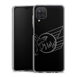 DeinDesign Galaxy A12 Handy Silikon H&uuml;lle Case transparent Handyh&uuml;lle Adler Mannheim Ice Hockey Sports Silikon Case