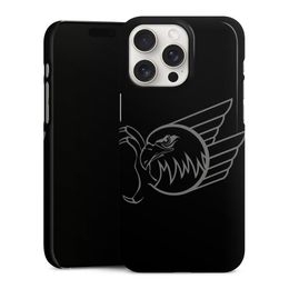 DeinDesign iPhone 15 Pro Max Handy Premium Case Smartphone Handyh&uuml;lle Schutzh&uuml;lle gl&auml;nzend Adler Mannheim Ice Hockey Sports Premium Case