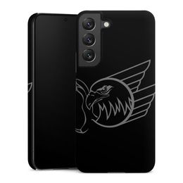 DeinDesign Galaxy S22 Handy Premium Case Smartphone Handyh&uuml;lle Schutzh&uuml;lle matt Adler Mannheim Ice Hockey Sports Premium Case
