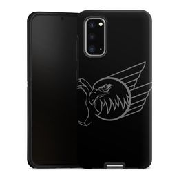 DeinDesign Galaxy S20 Handy Panzer Handyh&uuml;lle robuste Outdoor H&uuml;lle Schutzh&uuml;lle matt Adler Mannheim Ice Hockey Sports Tough Case