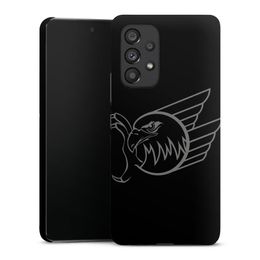 DeinDesign Galaxy A53 5G Handy Premium Case Smartphone Handyh&uuml;lle Schutzh&uuml;lle gl&auml;nzend Adler Mannheim Sports Ice Hockey Premium Case