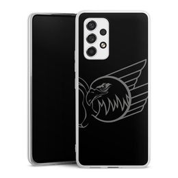 DeinDesign Galaxy A53 5G Handy Silikon H&uuml;lle Case transparent Handyh&uuml;lle Adler Mannheim Ice Hockey Sports Silikon Case