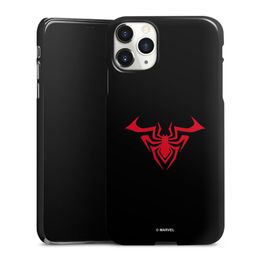 DeinDesign iPhone 11 Pro Max Handy Premium Case Smartphone Handyh&uuml;lle Schutzh&uuml;lle gl&auml;nzend Spiderman Logo Marvel Premium Case