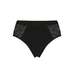 WITT Damen Inkontinenzslip mit Spitzen-Verzierung, schwarz, Gr&ouml;&szlig;e M