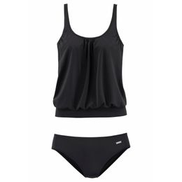 Lascana Damen Oversize-Tankini, schwarz, Gr&ouml;&szlig;e 50