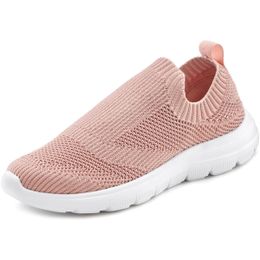 Lascana Damen Sneaker, Rosa, Gr. 41, Sneakers & Schn&uuml;rer, Material: Textil