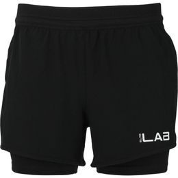 Elite Lab Core Lightweight 2-in-1 Shorts Bekleidung Damen schwarz XL