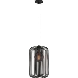 Sch&ouml;ner Wohnen Kollektion Deckenleuchte "Cage", beige (sandschwarz), 1, &Oslash; 25cm H: 150cm, 1 Stk., SCH&Ouml;NER WOHNEN-KOLLEKTION, Leuchten, 1x E27 max. 40 Watt, ohne Leuchtmittel, Pendellampe