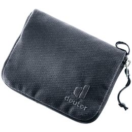 Geldb&ouml;rse Deuter "ZIP WALLET", Herren, schwarz, desert, Obermaterial: 100% Polyester, Kleinlederwaren, mit umlaufendem Rei&szlig;verschluss, mit langem Steckfach