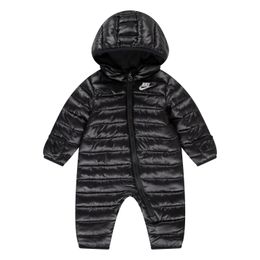 Schneeoverall Nike Sportswear "NKN NIKE SOLID BABY SNOWSUIT", M&auml;dchen, Gr. 80 (12), N-Gr, schwarz, Obermaterial: 100% Polyester, Overalls, f&uuml;r Outdoor-Aktivit&auml;ten, aus robustem, weichem Material