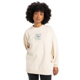 Sweatshirt Quiksilver "Workwear", Damen, Gr. S, wei&szlig;, Obermaterial: 85% Baumwolle, 15% Polyester., Sweatshirts Sweatshirt