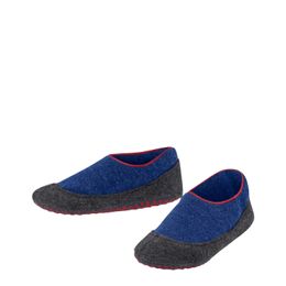 Haussocken Falke "Cosyshoe", M&auml;dchen, Gr. 33-34, blau (cobalt blau), Obermaterial: 90% Schurwolle, 10% Polyamid, unifarben, Socken, mit Noppendruck atmungsaktiv, klimaregulierend, geruchshemmend