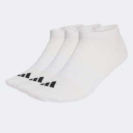 Funktionssocken adidas Performance "T ESS LOW 3P", Damen, Gr. S (37/39), wei&szlig;, wei&szlig;, schwarz, Obermaterial: 50% Baumwolle, 47% Polyester, 2% Elasthan, 1% Polyamid, Socken, im sportlichen Stil, f&uuml;r Fitness, 3er-Set