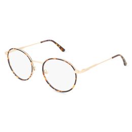 Calvin Klein CK24114 Brille Unisex | Fassung: Vollrand, Rund, Havanna Dunkel