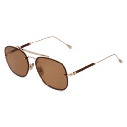 Tod's Tod's TO0322 | Herren-Sonnenbrille | Fassung: Vollrand, Pilot, Metall, Gold Braun | Glasfarbe: Braun