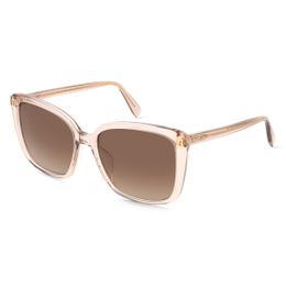 Marc Jacobs MJ 1127/G/S | Damen-Sonnenbrille | Fassung: Vollrand, Butterfly, Acetat, Beige | Glasfarbe: Braun