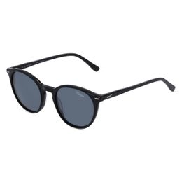 Morgan MO 7242 | Unisex-Sonnenbrille | Fassung: Vollrand, Panto, Kunststoff, Schwarz | Glasfarbe: Grau