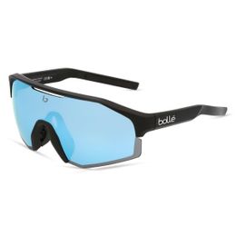Boll&eacute; Boll&eacute; LIGHTSHIFTER | Unisex-Sonnenbrille | Fassung: Vollrand, Monoscheibe, Kunststoff, Schwarz Matt | Glasfarbe: Blau