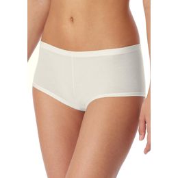 Panty Schiesser "Personal Fit", Damen, Gr. M, wei&szlig; (naturwei&szlig;), Single Jersey, Obermaterial: 55% Viskose, 25% Polyester, 20% Elasthan, Unterhosen Panty, Lurex-N&auml;hte, atmungsaktiv, Single Jersey, ohne st&ouml;rende Seitenn&auml;hte