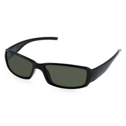 Fielmann G 2100 SUN CL | Kinder-Sonnenbrille | Fassung: Vollrand, Quadratisch, TR90, Schwarz | Glasfarbe: Grau