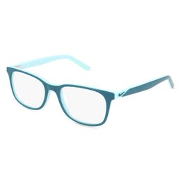 Nike 5546 Brille Teenager | Fassung: Vollrand, Quadratisch, T&uuml;rkis Blau