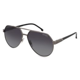 Carrera 1067/S | Herren-Sonnenbrille | Fassung: Vollrand, Pilot, Metall, Grau Dunkel | Glasfarbe: Grau Verlaufend