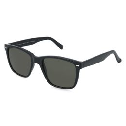Fielmann MC 585 SUN CL WILHELM | Herren-Sonnenbrille | Fassung: Vollrand, Quadratisch, Propionat, Schwarz Gl&auml;nzend | Glasfarbe: G15