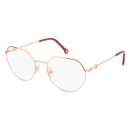 Carolina Herrera CH0059 Brille Damen | Fassung: Vollrand, Panto, Rot Gold