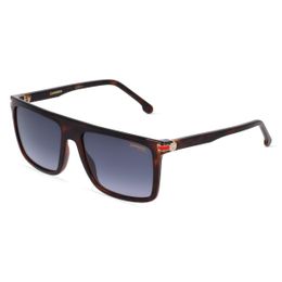 Carrera 1048/S | Unisex-Sonnenbrille | Fassung: Vollrand, Quadratisch, Kunststoff, Havanna Dunkel | Glasfarbe: Grau Verlaufend
