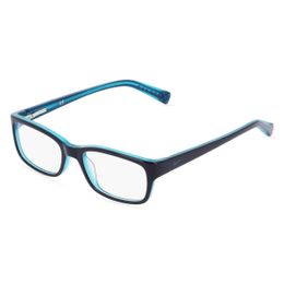 Nike 5513 Brille Teenager | Fassung: Vollrand, Quadratisch, Schwarz T&uuml;rkis
