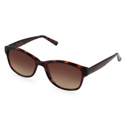 Fielmann INTER 2203 SUN FA | Damen-Sonnenbrille | Fassung: Vollrand, Quadratisch, Propionat, Havanna | Glasfarbe: Braun
