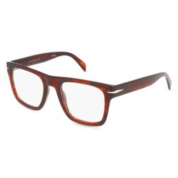 David Beckham DB 7020/FLAT Brille Herren | Fassung: Vollrand, Quadratisch, Braun Horn