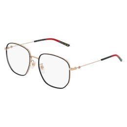 Gucci GG1197OA Brille Unisex | Fassung: Vollrand, Quadratisch, Schwarz Gold
