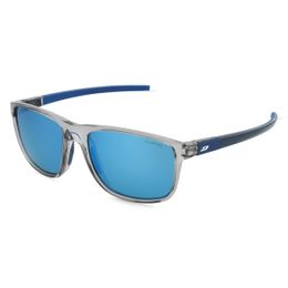 Julbo J5739620 | Unisex-Sonnenbrille | Fassung: Vollrand, Eckig, Kunststoff, Grau Transparent | Glasfarbe: G15