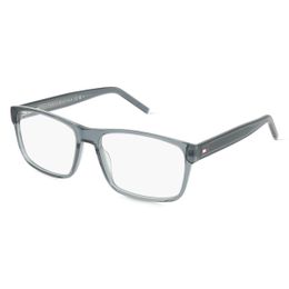 Tommy Hilfiger Eyewear TH 1989 Brille Herren | Fassung: Vollrand, Quadratisch, Grau Transparent