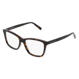 SAINT LAURENT SL 482 Brille Unisex | Fassung: Vollrand, Quadratisch, Havanna