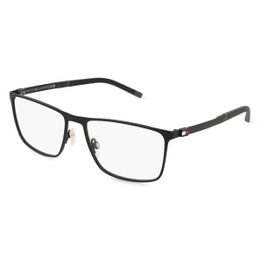 Tommy Hilfiger TH 2080 Brille Herren | Fassung: Vollrand, Quadratisch, Schwarz Matt
