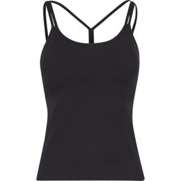 Muskelshirt Urban Classics "Urban Classics Ladies Sports Top Ladies Sports Top", Damen, Gr. M, schwarz, 80% Nylon, 20% Elasthan, unifarben, normal, ohne Ausschnitt, Shirts