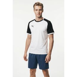Fu&szlig;balltrikot Puma "TEAMLIGA26 MATCHDAY JERSEY", Herren, Gr. XXL, Puma wei&szlig;, Puma schwarz, Puma schwarz, Interlock, Obermaterial: 100% Polyester, unifarben, regular fit normal, Rundhals, Trikots Fu&szlig;balltrikot, mit DryCELL-Technologie, Regular Fit, Rundhalsausschnitt, Kurzarm