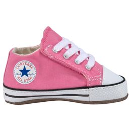 Sneaker Converse "Chuck Taylor All Star CRIBSTER CANVAS COL", Baby, Gr. 17, pink (pink, natural, ivory, wei&szlig;), Textil, unifarben, Schuhe Sneakerboots Lauflernschuh