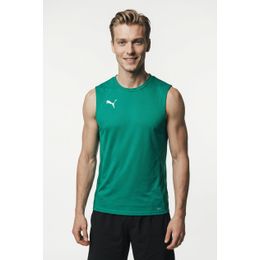 Fu&szlig;balltrikot Puma "TEAMGOAL SLEEVELESS JERSEY", Herren, Gr. 3XL, sport gr&uuml;n, Puma wei&szlig;, power gr&uuml;n, Interlock, Obermaterial: 100% Polyester, unifarben, regular fit normal, Rundhals, Trikots Fu&szlig;balltrikot, f&uuml;r Fu&szlig;ball, &auml;rmellos, sportlicher Stil, aus Interlock-Material
