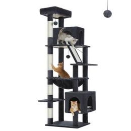 Pawz Road &ndash;XXL Kratzbaum 180 cm hoch dunkelgrau