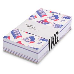 Notizblock Dirty Notes Blau/Rot