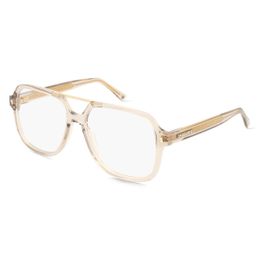 Dsquared2 D2 0145 Brille Herren | Fassung: Vollrand, Pilot, Beige Transparent