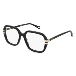 Chlo&eacute; Chlo&eacute; CH0205O Brille Unisex | Fassung: Vollrand, Quadratisch, Schwarz Transparent