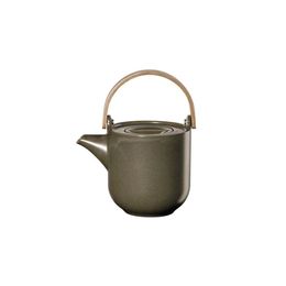 Asa Teekanne Coppa Nori, Dunkelgr&uuml;n, Holz, Keramik, 600 ml, 10.7x12x14.5 cm, Kaffee & Tee, Kannen, Teekannen