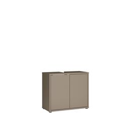 Xora Waschtischunterschrank, Taupe, Kunststoff, 1 F&auml;cher, 74.5x63.9x34.9 cm, stehend, Badezimmer, Badezimmerschr&auml;nke, Waschtischkombinationen