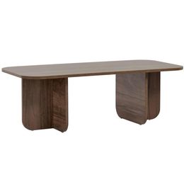Mid.you Couchtisch, Walnuss, Holzwerkstoff, 60x41x120 cm, Wohnzimmer, Wohnzimmertische, Couchtische