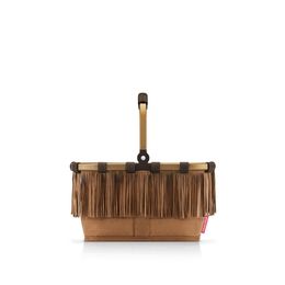 Reisenthel Einkaufskorb, Cognac, Textil, 5 L, 33.5x18x19.5 cm, Griffe, Freizeit, Koffer & Taschen, Einkaufsk&ouml;rbe