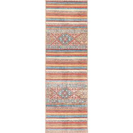 Lindorug L&auml;ufer Cortea Azmeo, waschbar, Mehrfarbig, Rot, Cognac, Textil, Boho, rechteckig, 80x250 cm, Oeko-Tex&reg; Standard 100, f&uuml;r Fu&szlig;bodenheizung geeignet, rutschfest, in verschiedenen Gr&ouml;&szlig;en erh&auml;ltlich, wasserabweisend, schmutzabweisend, Hausstauballergiker feuchtraumgeeignet, stuhlrollengeeignet, waschbar, pflegeleicht, strapazierf&auml;hig, rei&szlig;fest, rutschfeste Unterfl&auml;che, vegan, Teppiche & B&ouml;den,